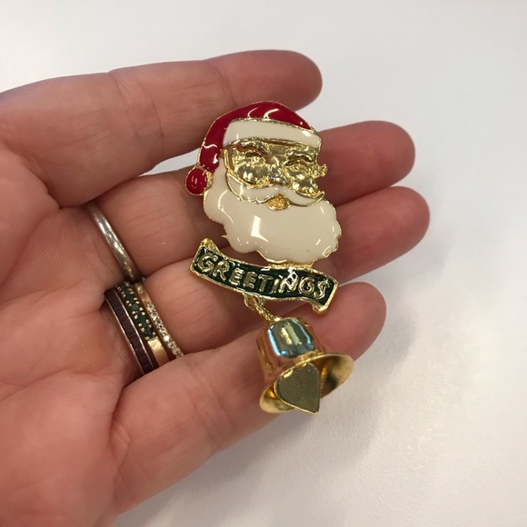 Jewelry | Vintage Santa Brooch | Poshmark